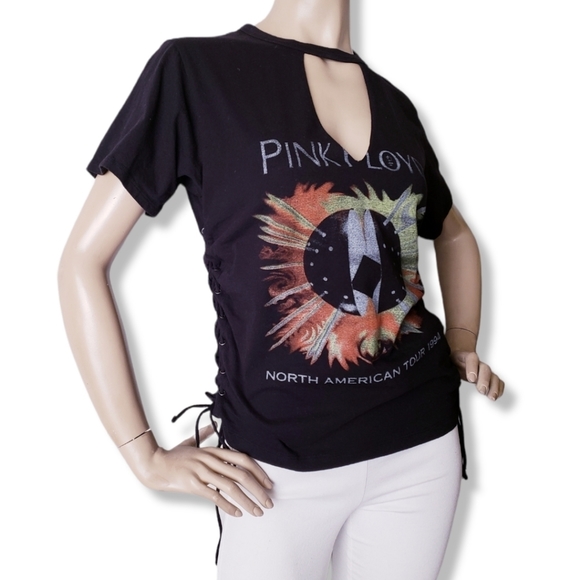 Pink Floyd | Tops | Pink Floyd 994 North American Tour Print Chest ...